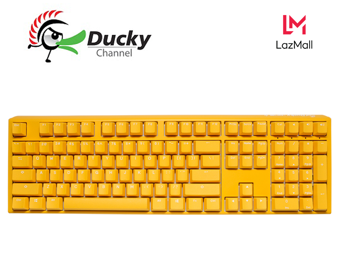 Ducky One 3 Yellow Full-size Hotswap RGB Mechanical Keyboard | Lazada PH