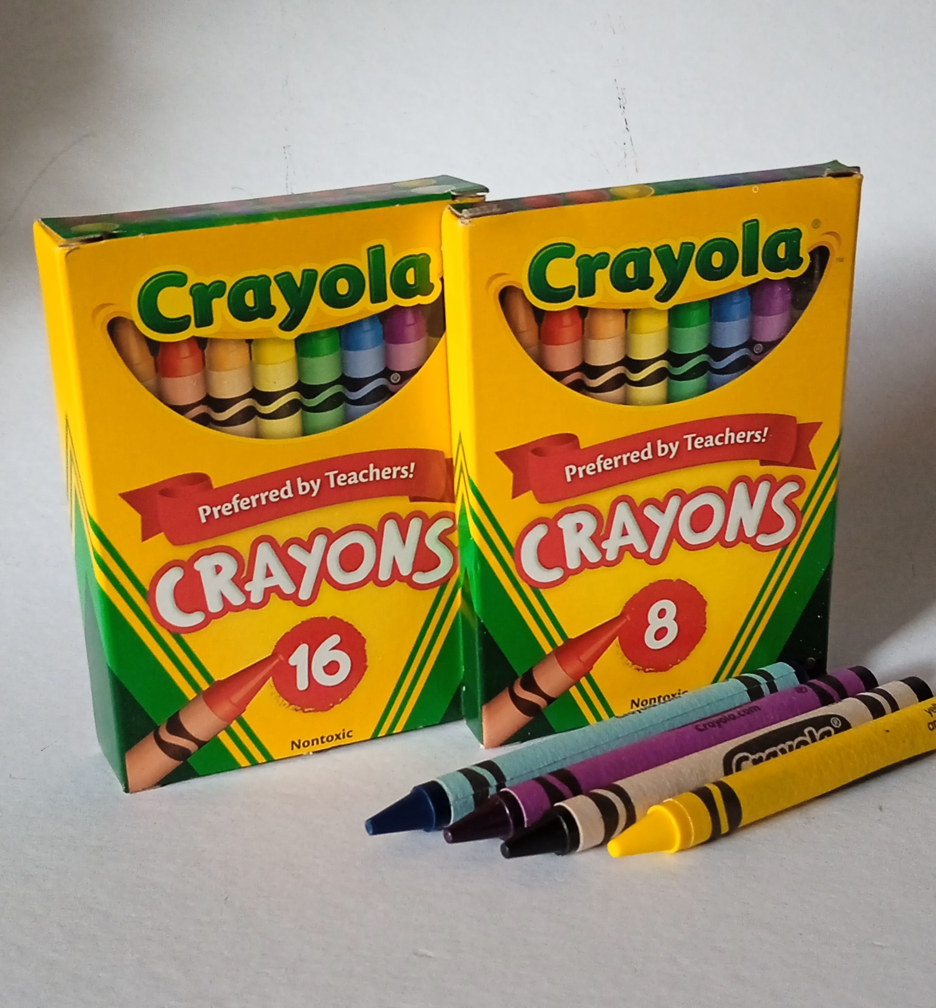 CRAYOLA CRAYONS/ASSORTED REGULAR SIZE CRAYONS X 8PCS /16PCS PER BOX ...