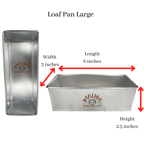 LOAF PAN / LOAF BREAD PAN / LOAF TRAY / BREAD CAKE MOLDER Small Medium ...