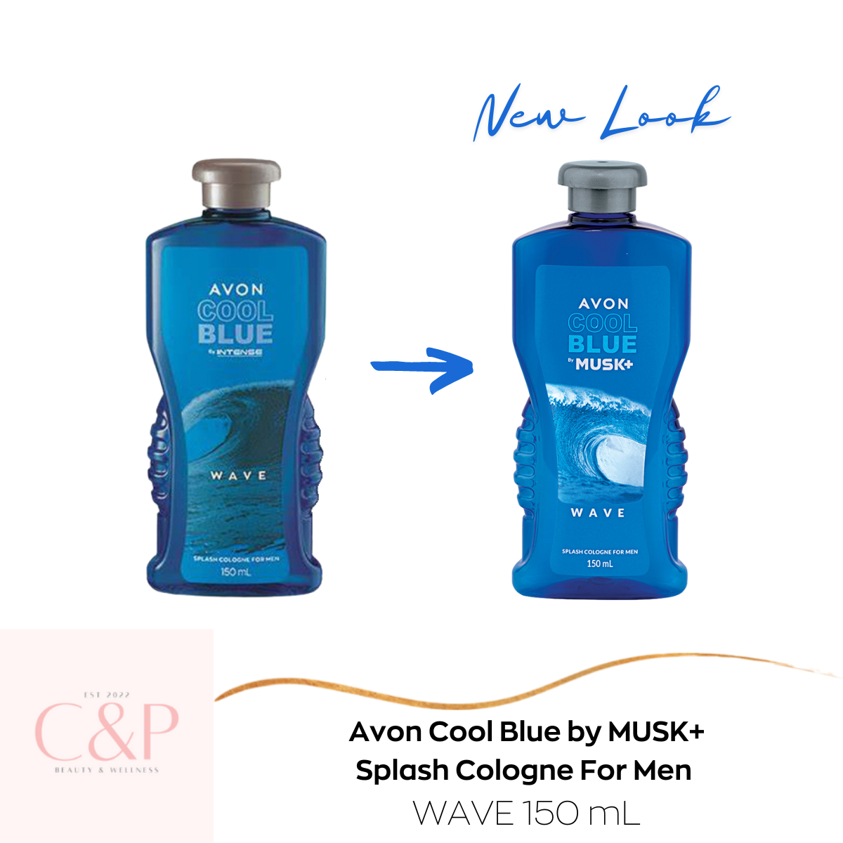 Avon Cool Blue by Musk+ Splash Cologne for Men 150 mL | Lazada PH
