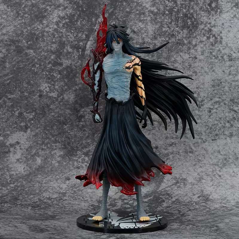 Bleach Kurosaki Ichigo 34cm Action Figure Tensa Zangetsu Model ...