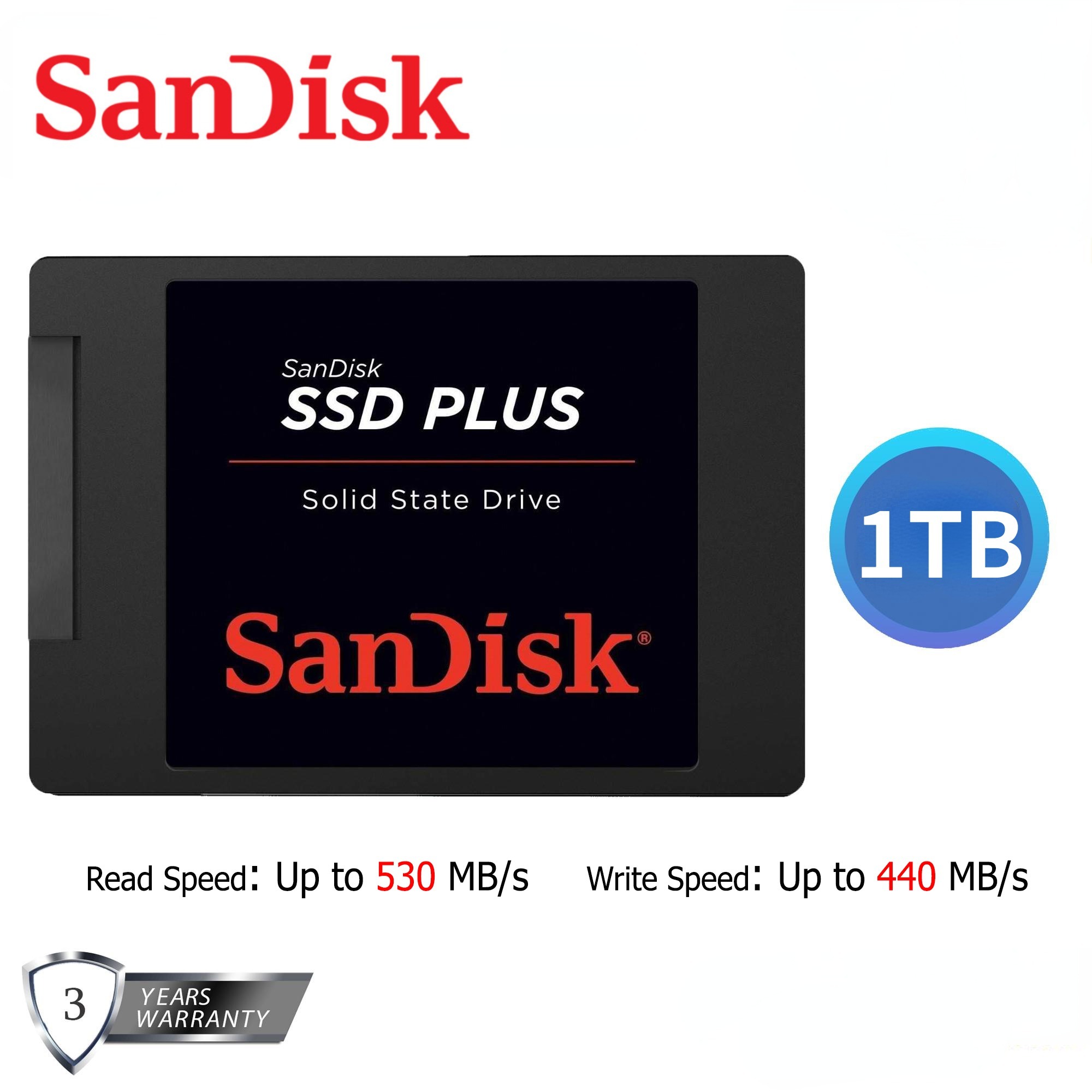 SanDisk Ultra 3D 2.5" SATA SSD 1TB 2TB | Lazada PH