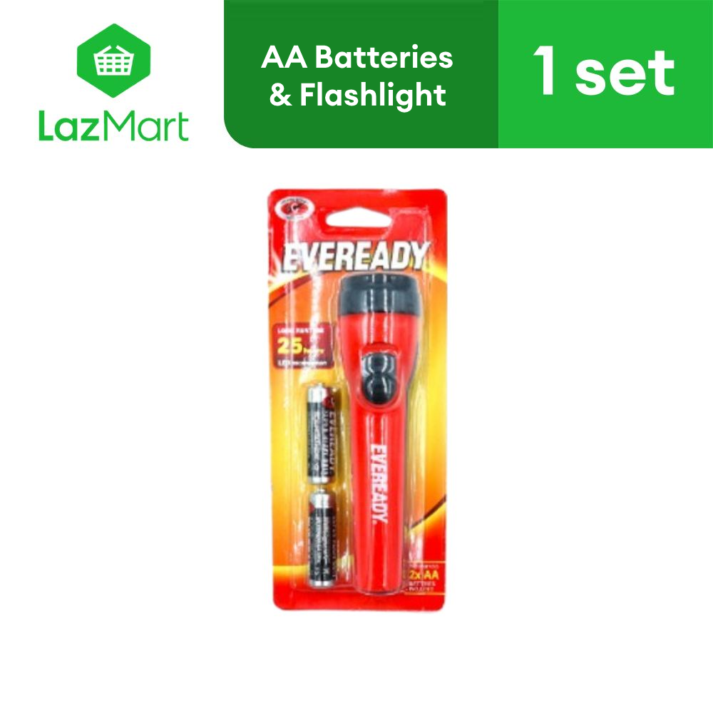 Eveready LC1L2A 2AA Battery Flashlight (Assorted Colors) | Lazada PH