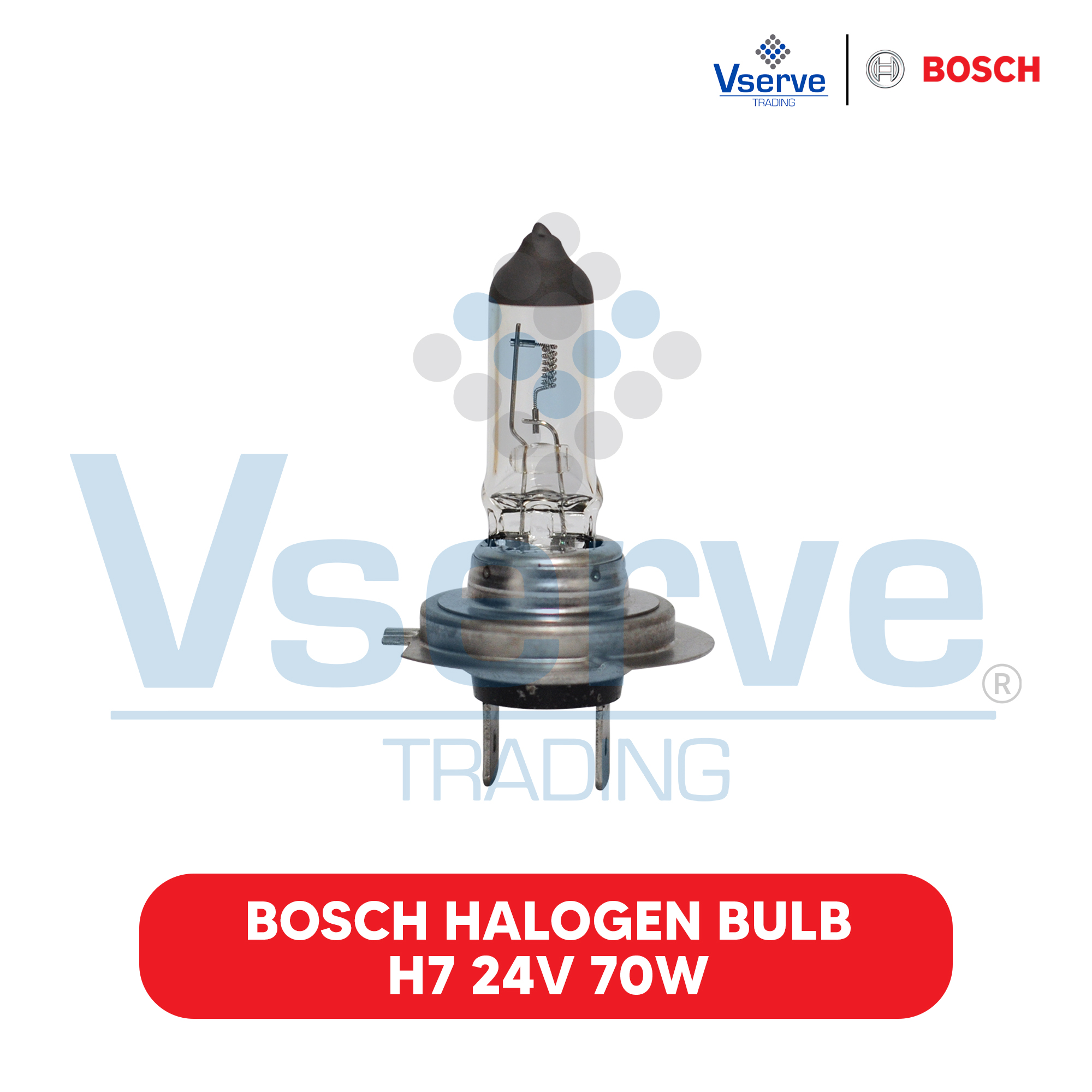 BOSCH HALOGEN BULB H7 24V 70W TRUCK LIGHT BULB FOG LIGHTS | Lazada PH