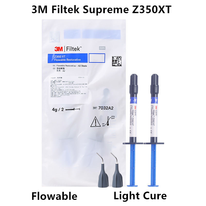 Dental Flowable Composite Light Cure Flow Resin 2 Kit 3M ESPE Filtek ...