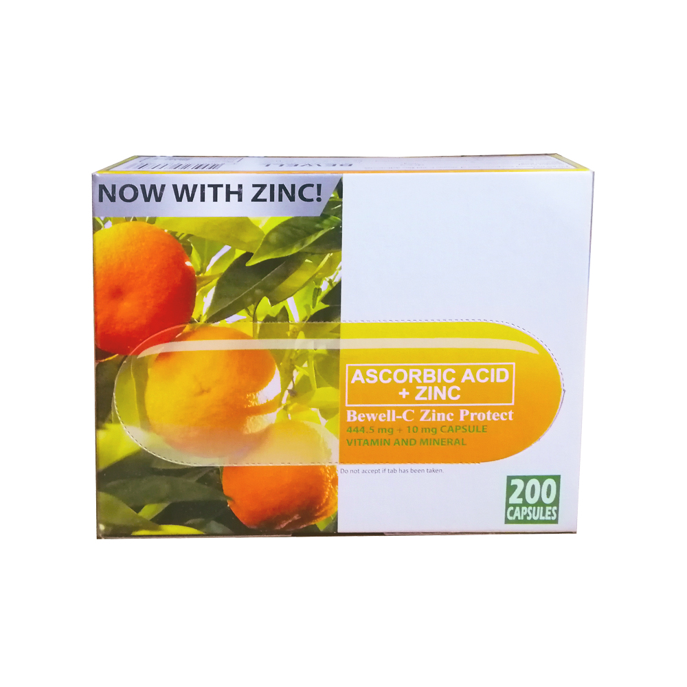 BEWELL C Zinc Protect/ Non-Acidic Vitamin C With Zinc Capsule (Per ...