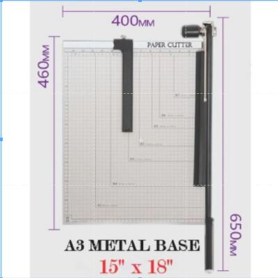Polaris Paper Cutter， metal base & wood base A3, B4, A4, B5, A5 | Lazada PH