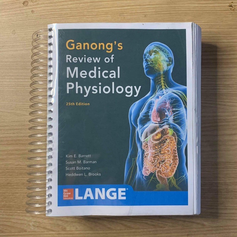 Ganong’s Review of Medical Physiology (coilbind & reprinted) | Lazada PH