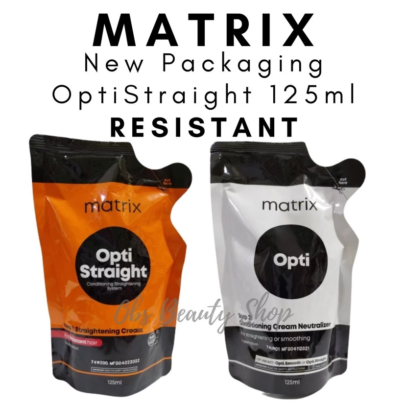Matrix Opti-Straight Rebonding Cream Set 125ml2 Mini Kit | Lazada PH