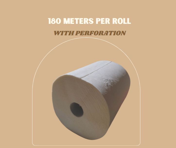 Jumbo Large Hand Roll Towel (Kitchen Roll)- 1 Box (6 Rolls) with ...