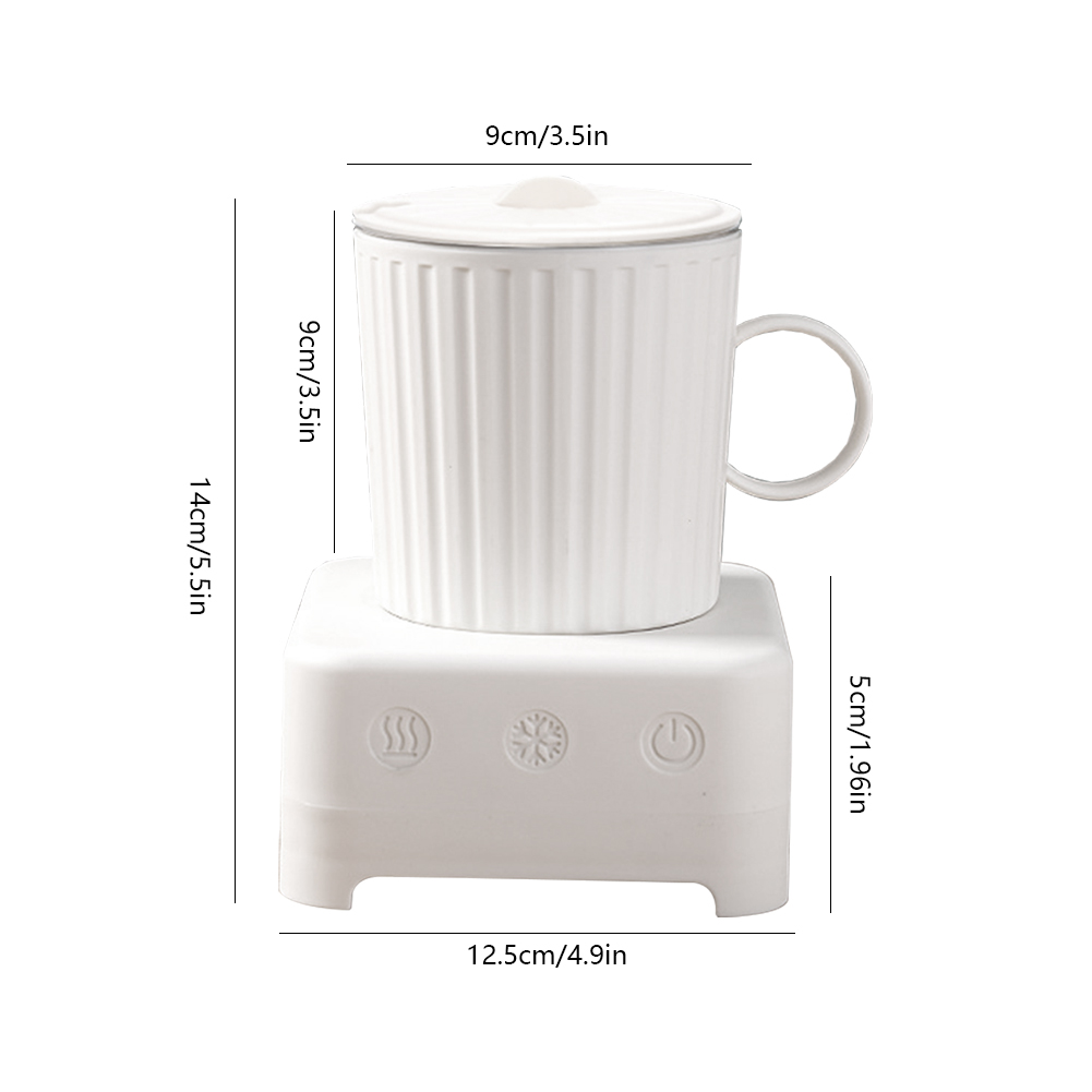 Electric Heating Cooling Cup 2 IN 1 Portable Intelligent Quick Heating ...