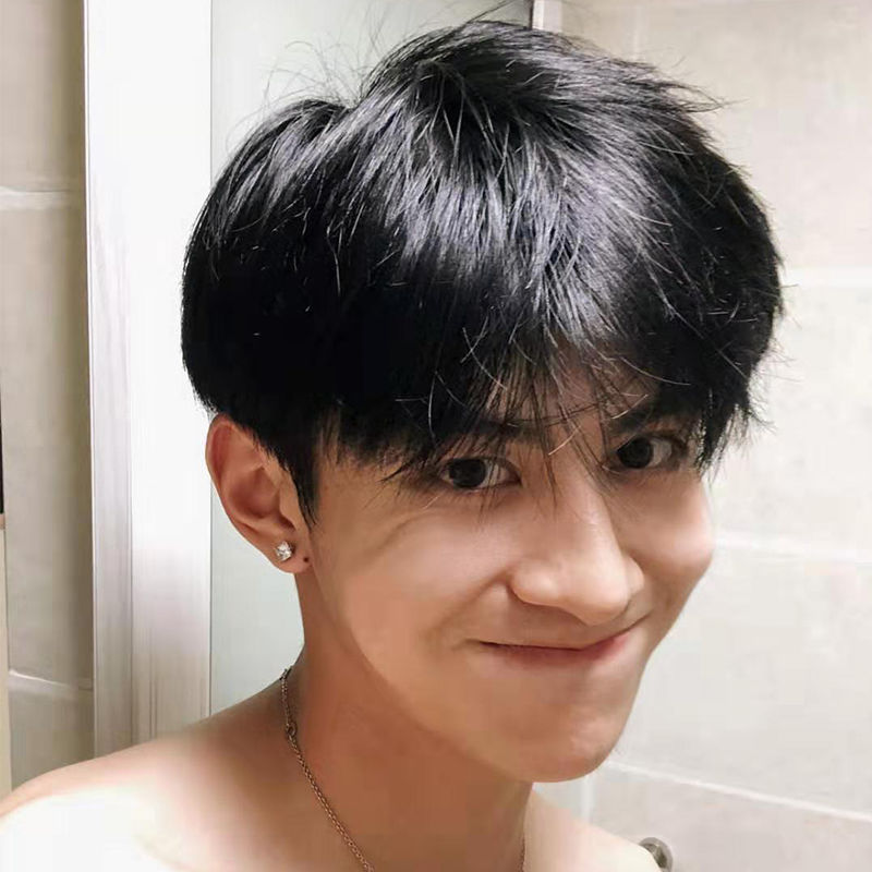 Pekeng buhok tao maikling buhok Korean version guwapong lalaki maikling ...