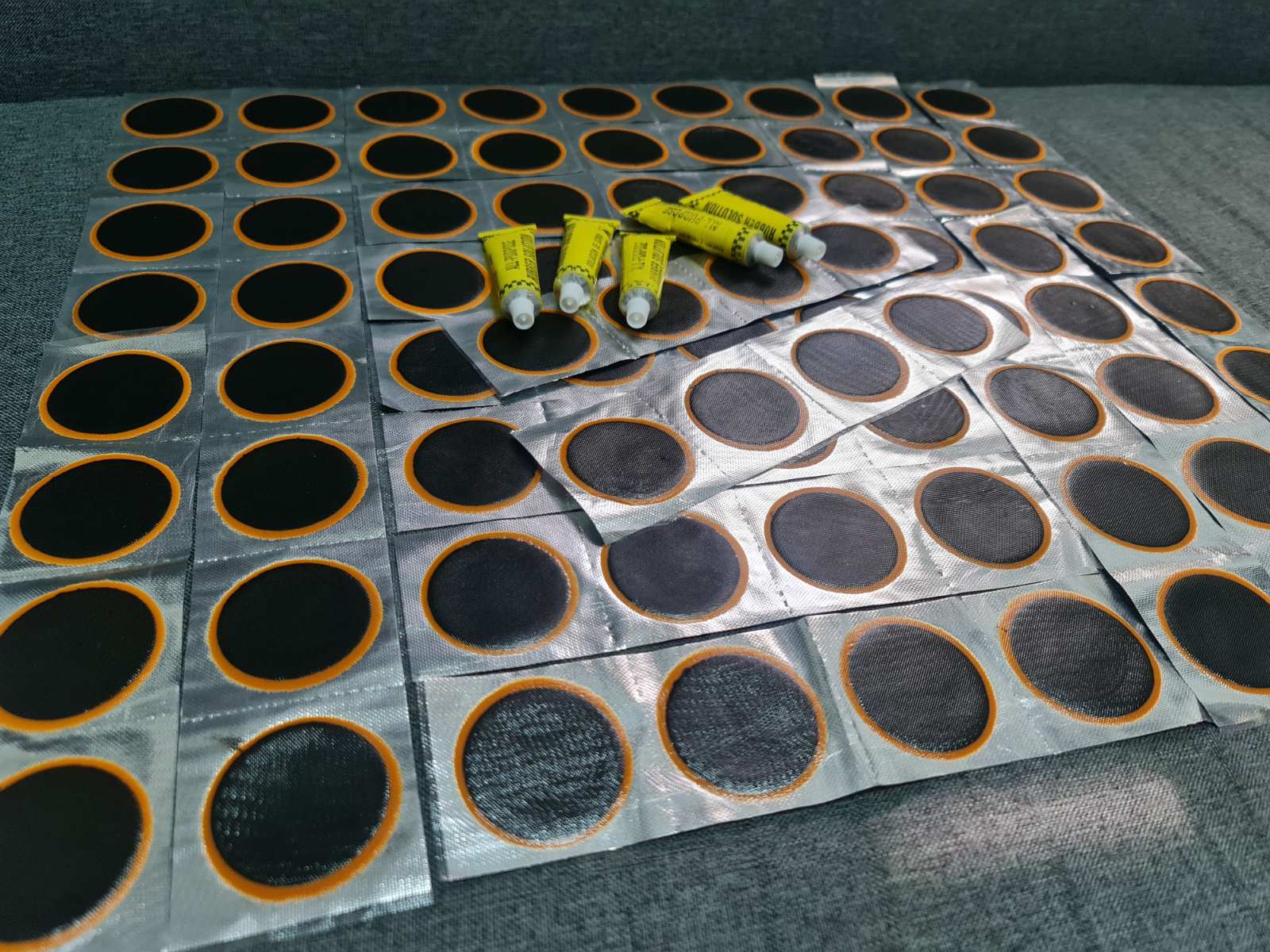 50mm Vulcanizing tire patch with free 12mg adhesive | Lazada PH