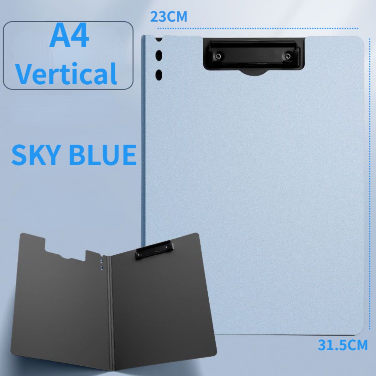A4 Clip Board with Cover Clipboard File Folder Document Organizers ...