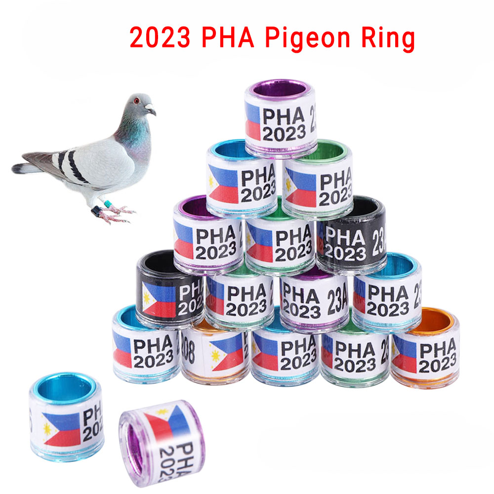 10/20/50Pcs PHA 2023 Pigeon Ring Aluminium Pigeon Leg Rings for ...