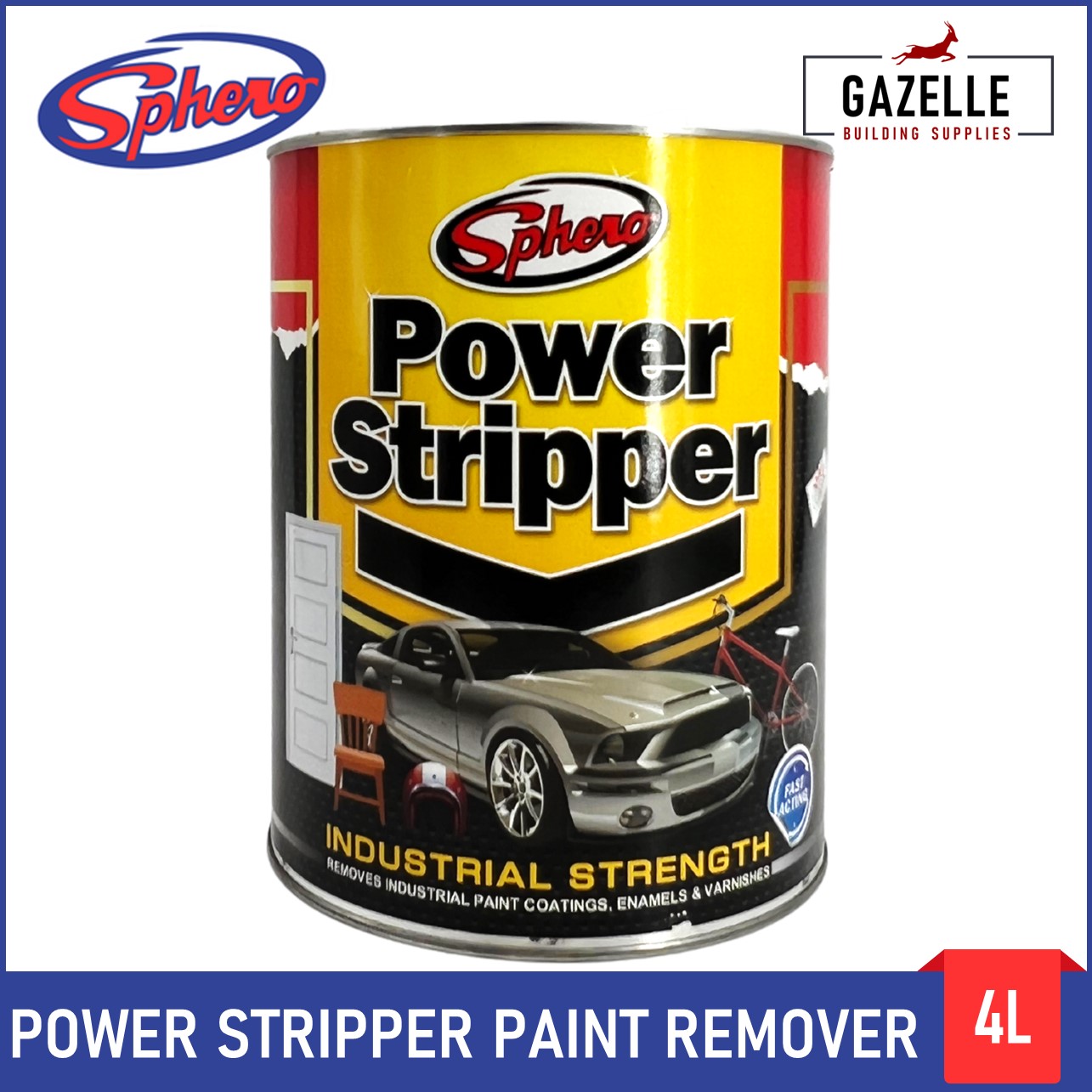 Sphero Power Stripper Paint Remover ( Stripsol )- 4L | Lazada PH