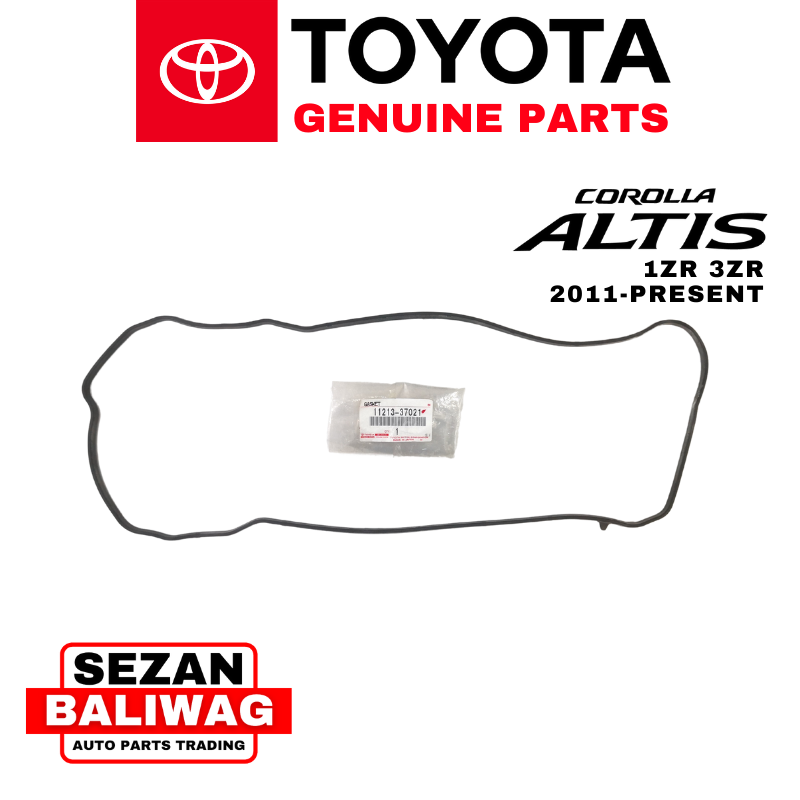 ORIGINAL TOYOTA VALVE COVER GASKET COROLLA ALTIS 2013-2021 11213-37021 ...