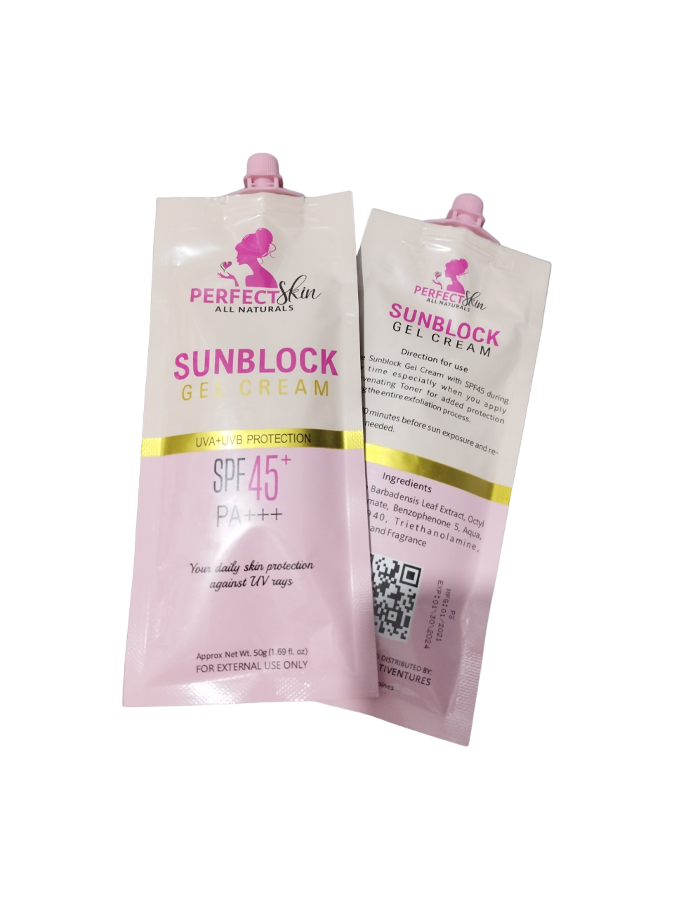 Perfect Skin Sunblock Gel Cream SFP45 50g | Lazada PH