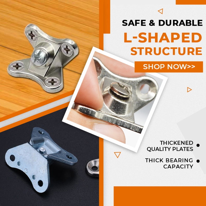 2pcs/lot Modern Butterfly Table Leg Corner Brace Joint Right Angle ...