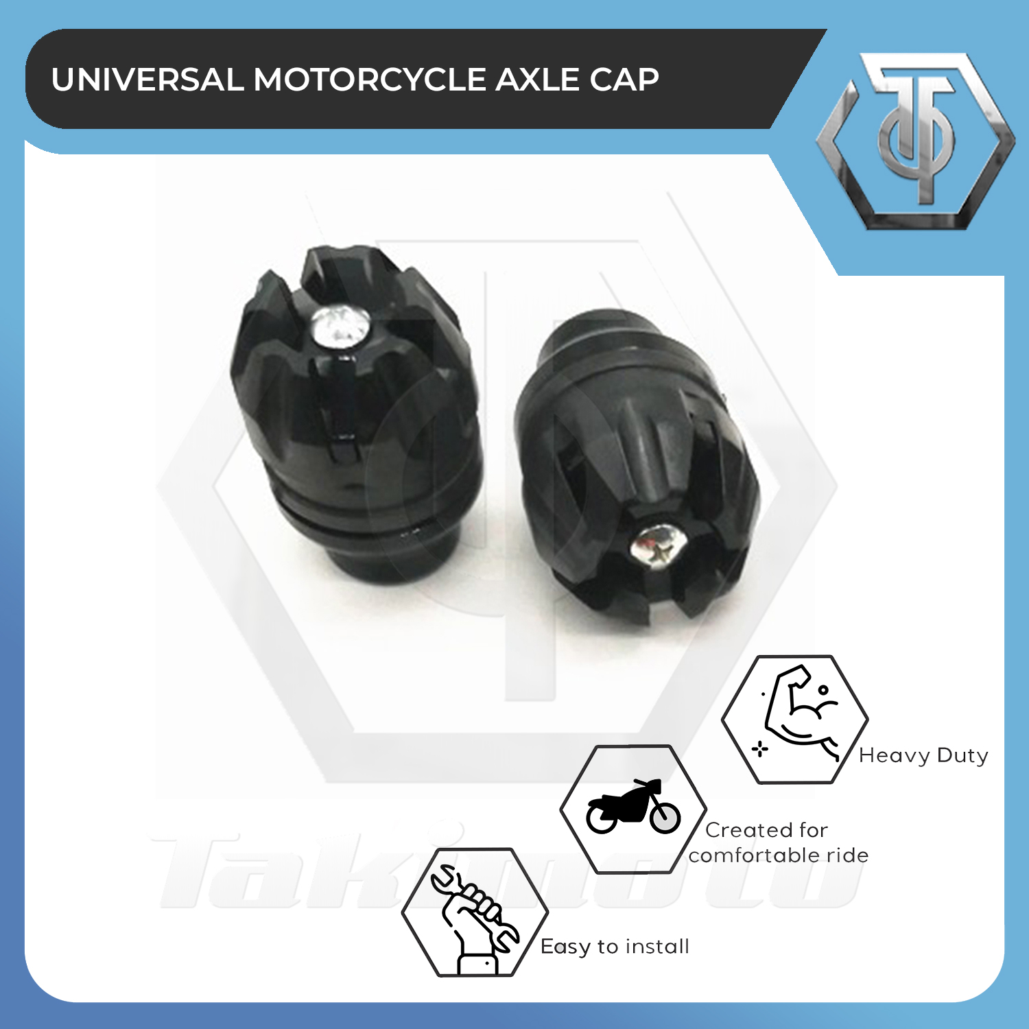 Takimoto Universal Motorcycle Axle Cap | Lazada PH