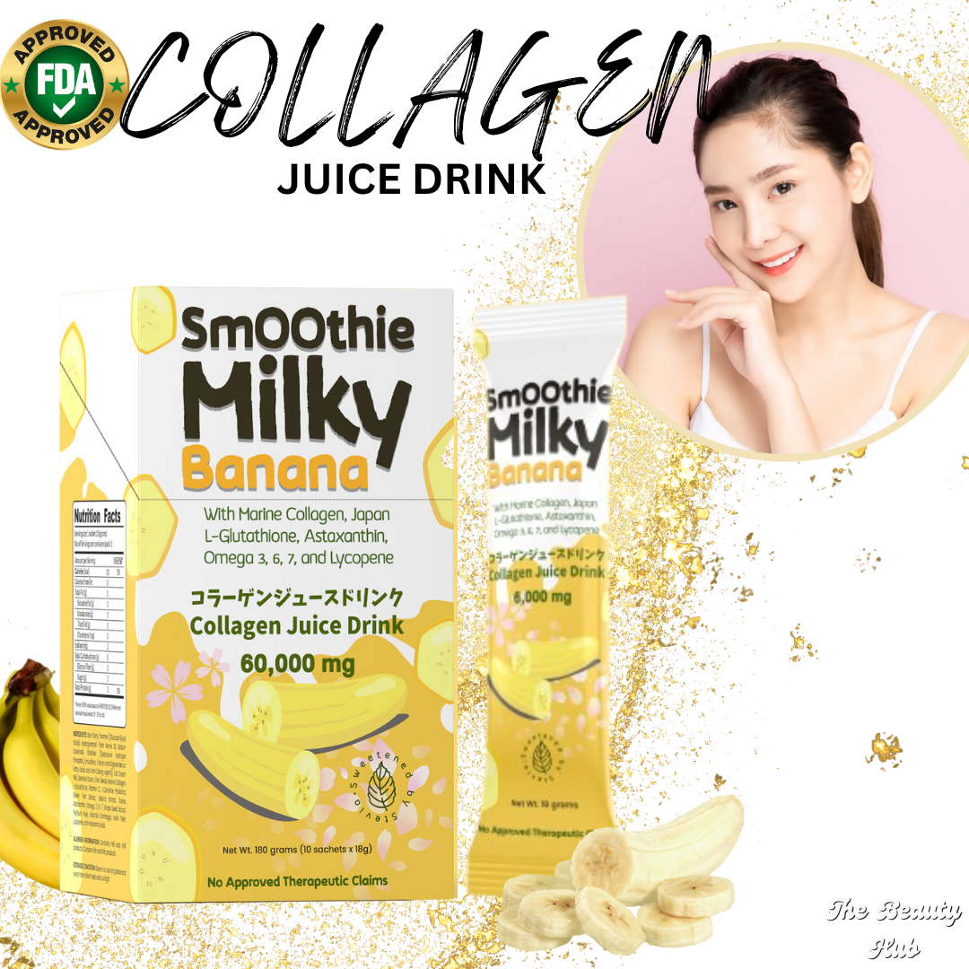 SMOOTHIE MILKY BANANA Collagen Drink | 60,000 mg | 10 Sachets ...