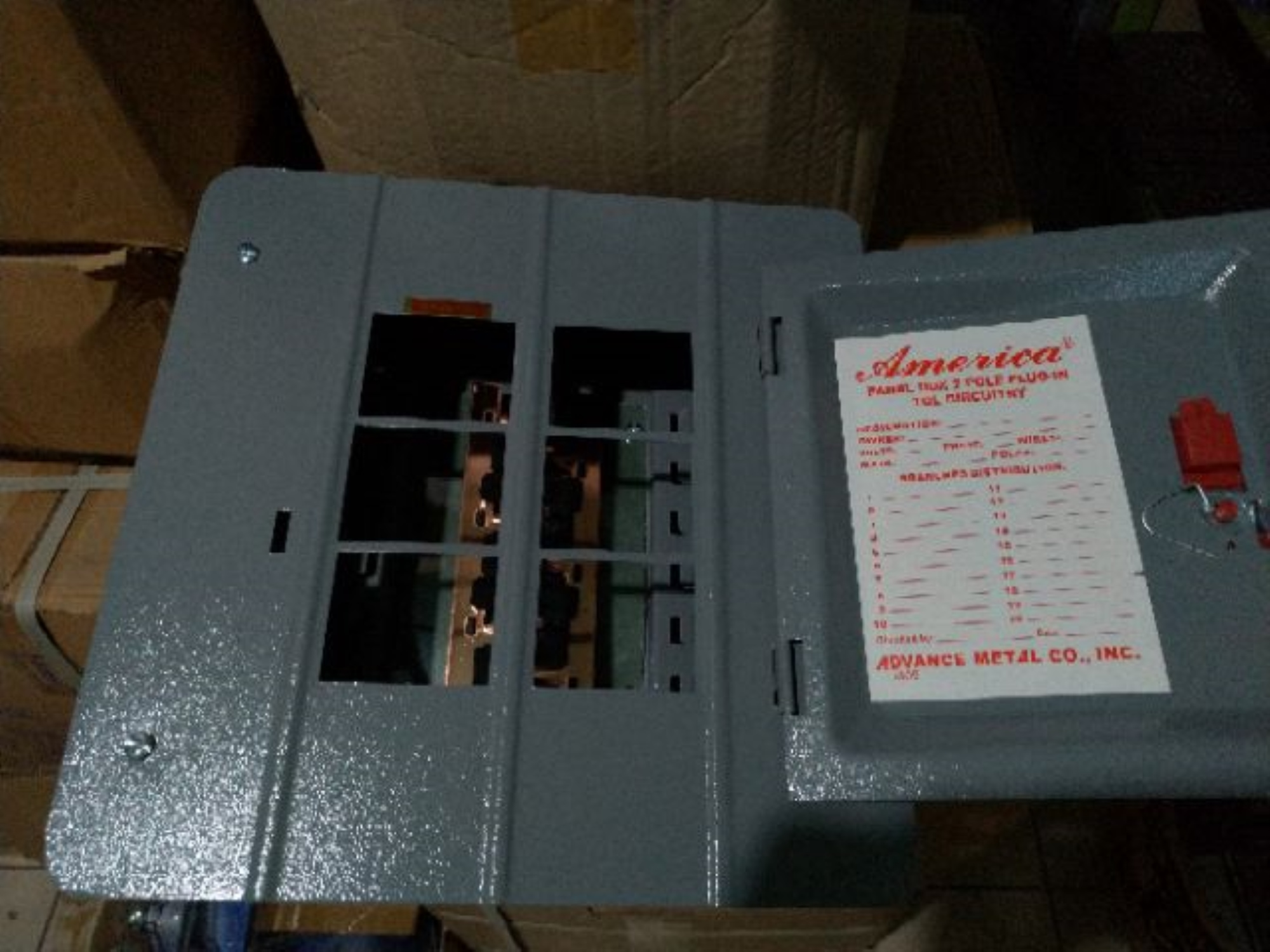 America Panel Board / Box Plug In For Circuit Breaker 4 / 6 / 8 Holes ...