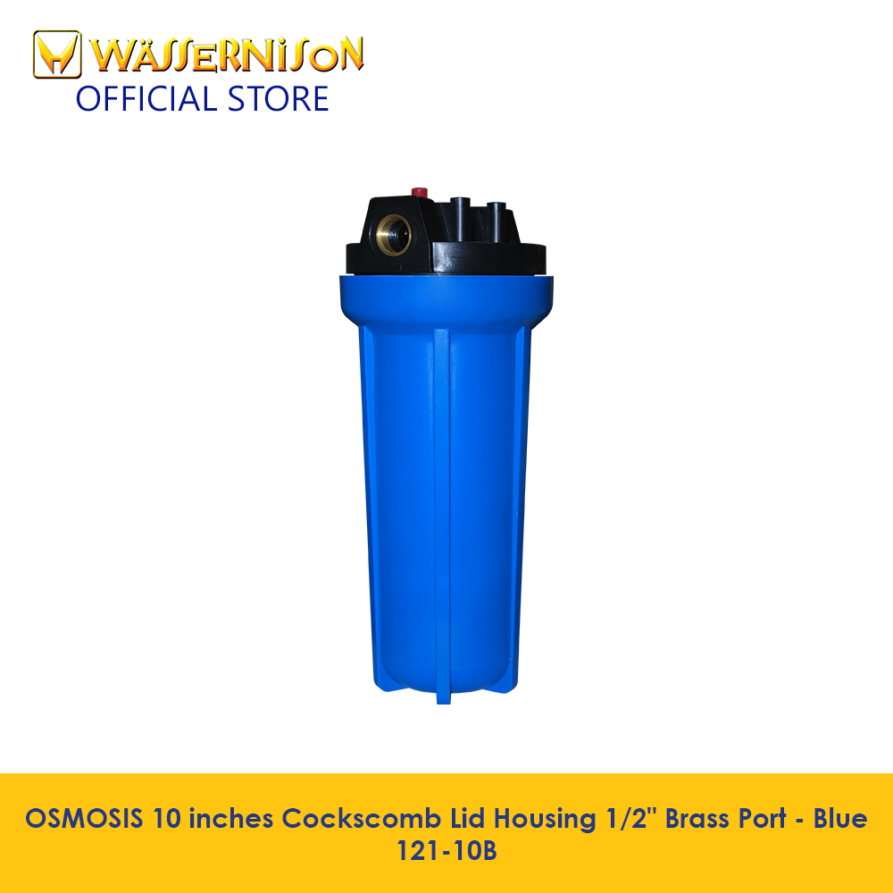 Osmosis 10 inches Cockscomb Lid Housing 1/2" Brass Port - Clear | Lazada PH