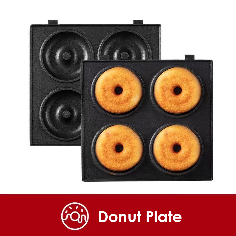 HODEKT 2 in 1 Waffle Maker/Sandwich Maker Breakfast Maker Bread Toaster ...