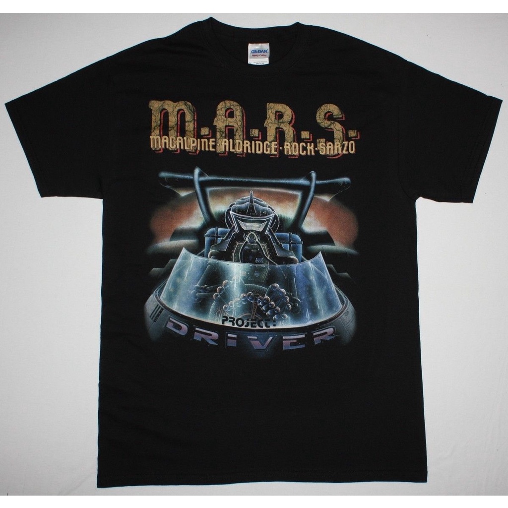 Summer M.A.R.S. Project Driver Summer Soft Tshirt Black Mars Band ...
