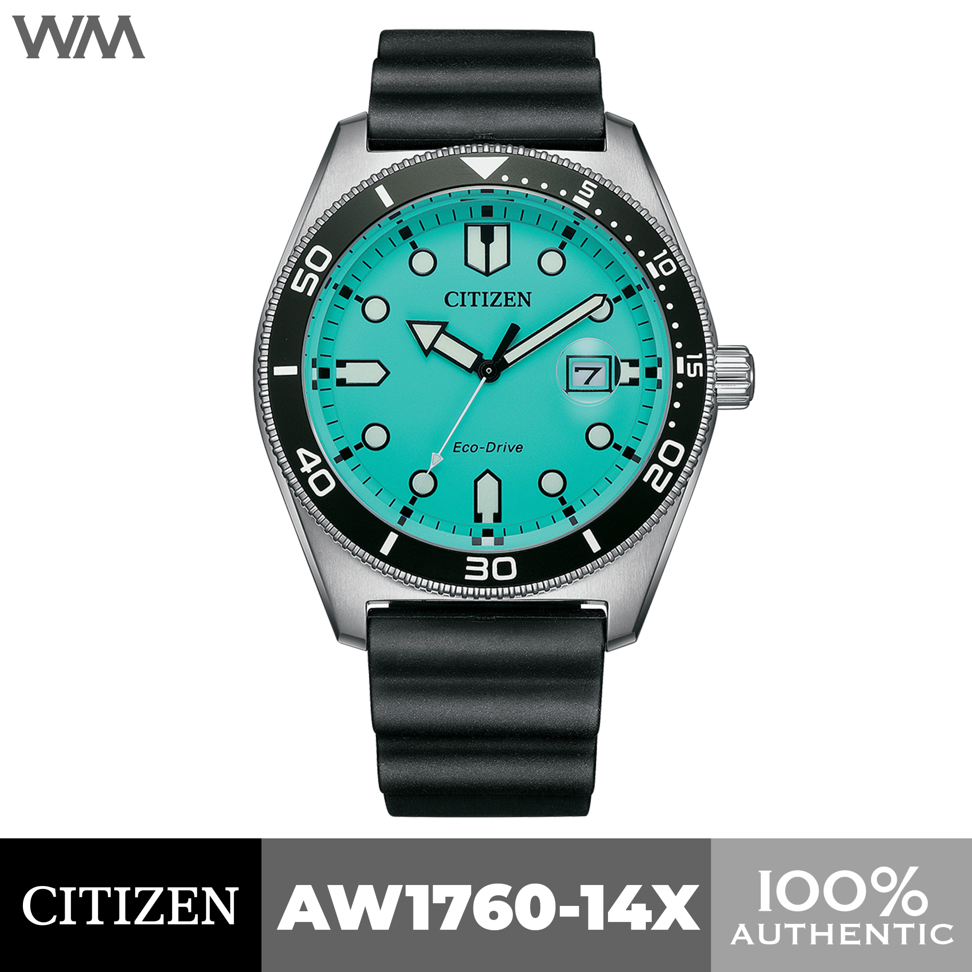 Citizen Teal Dial Eco-Drive Watch AW1760-14X | Lazada PH