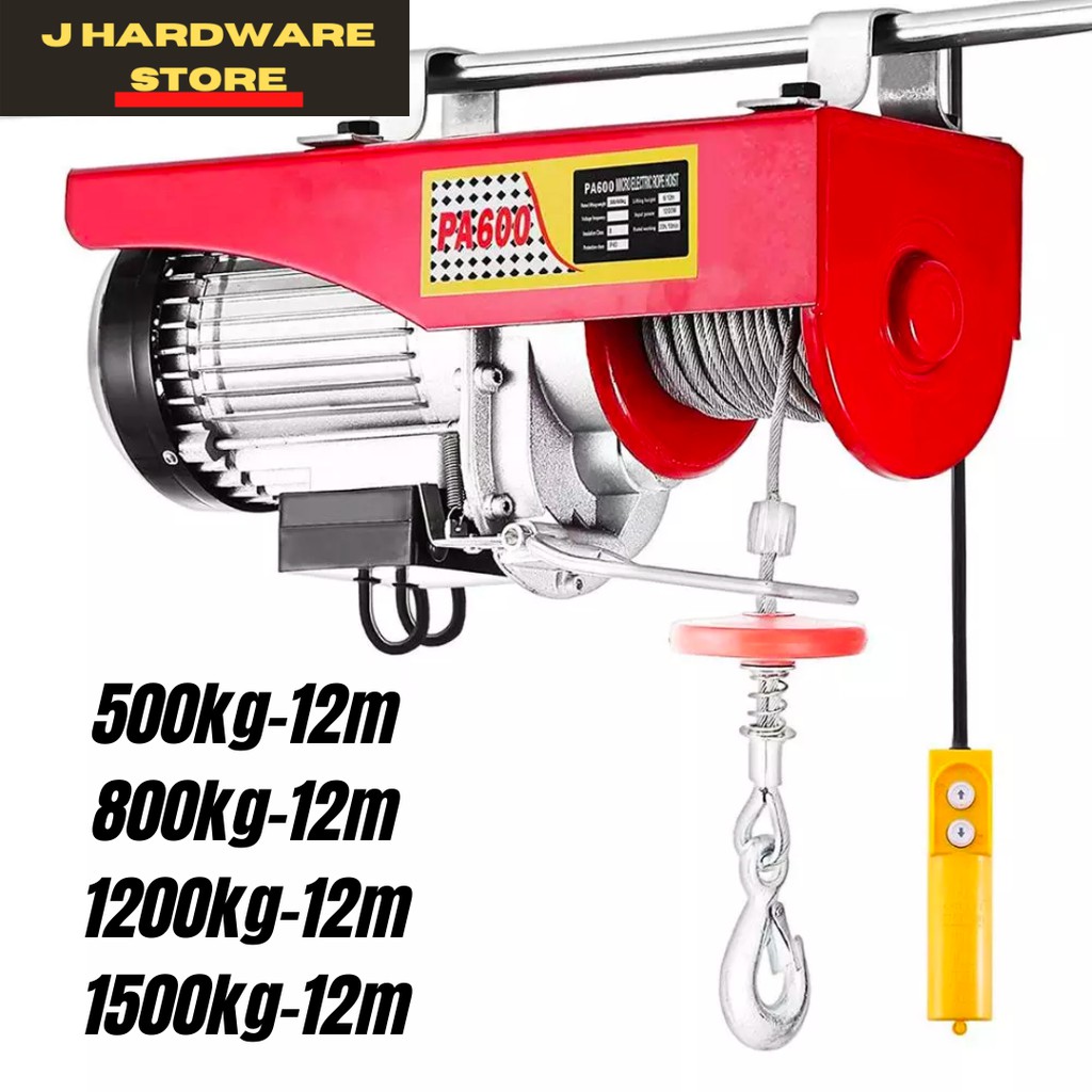 Heavy Duty Electric Hoist Winch Lifting Engine Crane Ceiling Wire Motor ...