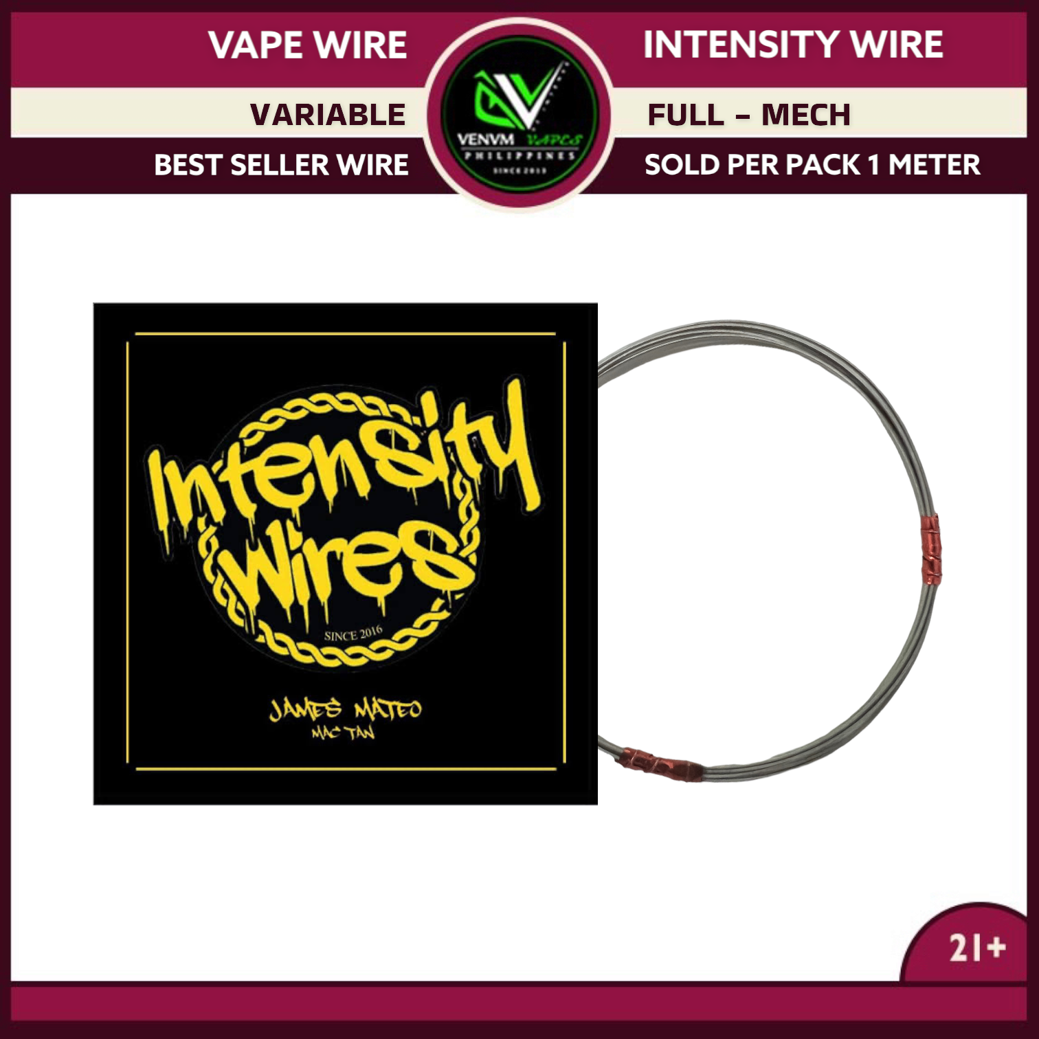 INTENSITY WIRE VAPE WIRE good for FULLMECH and VARIABLE | Lazada PH