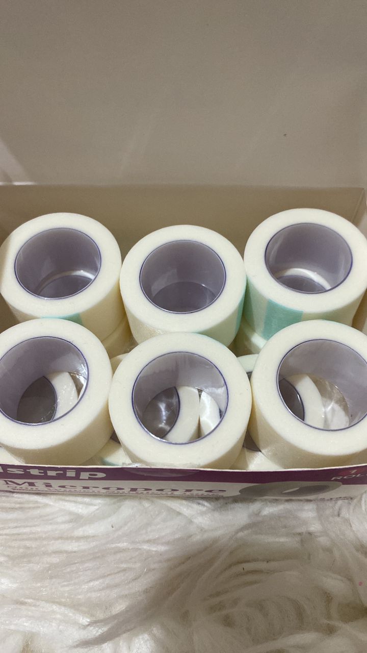 MEDSTRIP MICROPORE NON-WOVEN SURGICAL TAPE [12 ROLLS[ 1'' X 10 YDS [2.5 ...