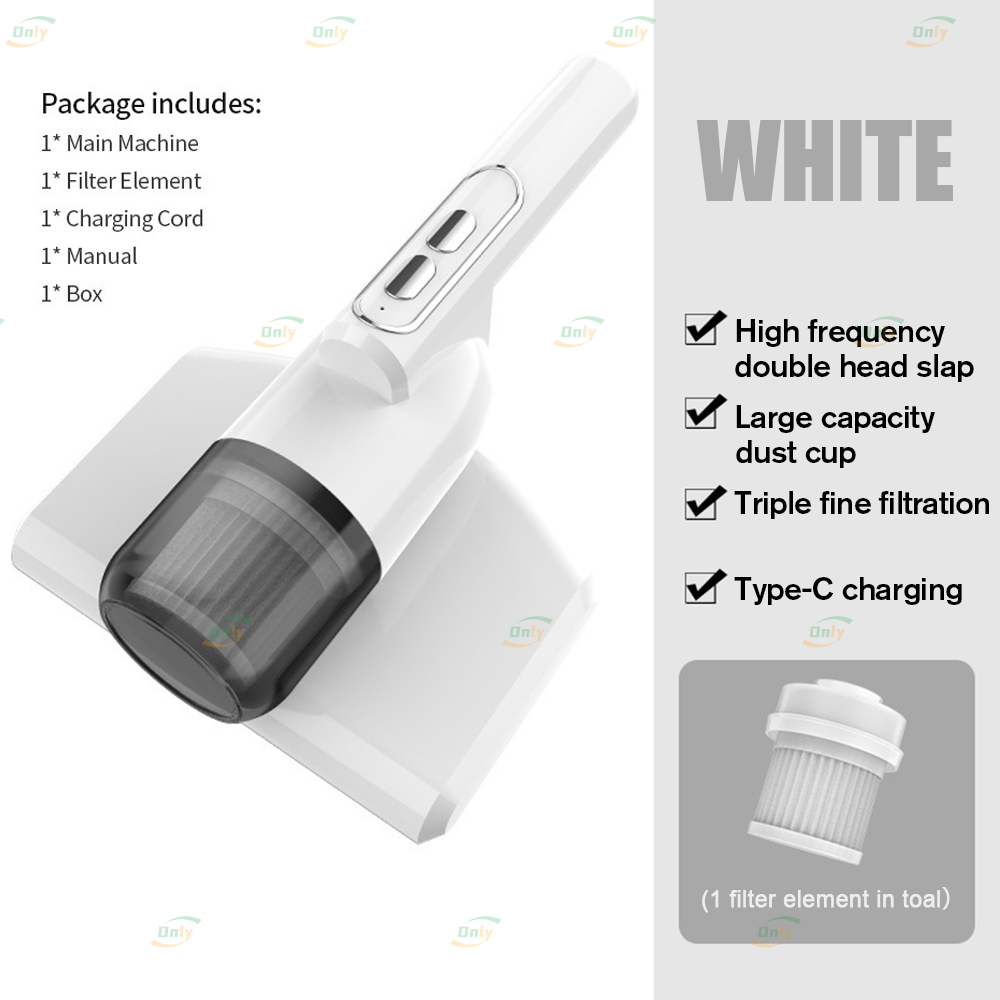 Household Dust Mites Remover Wireless Handheld Mite Vacuum Cleaner With ...