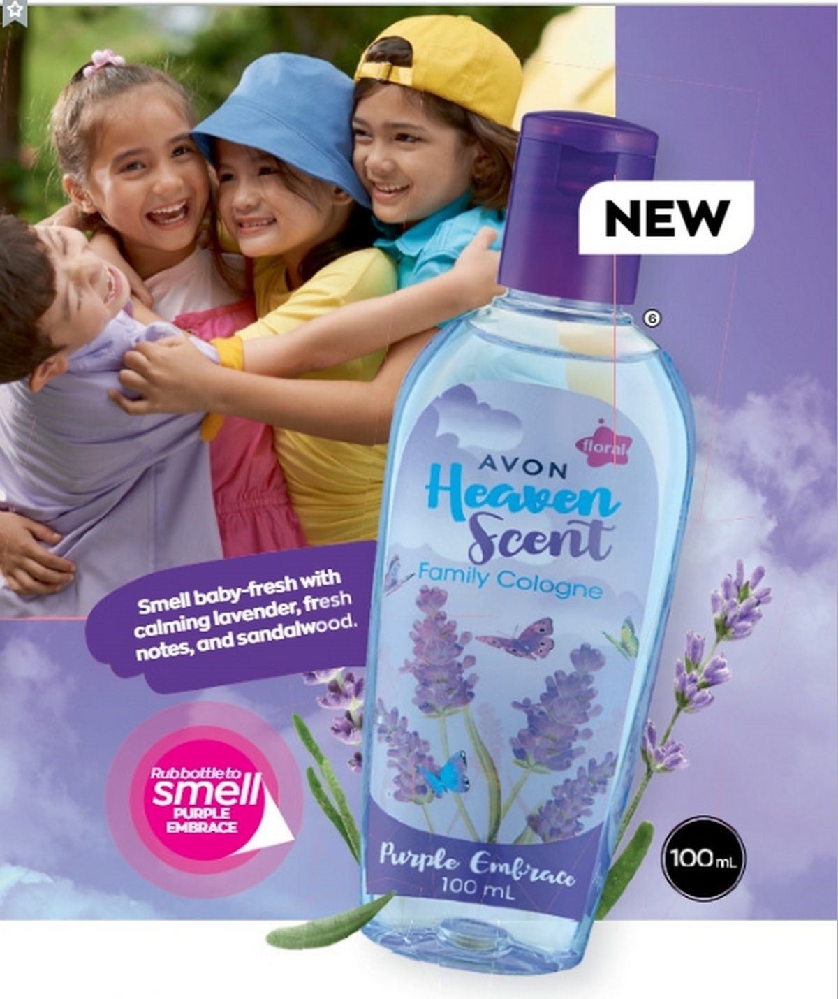 Avon Heaven Scent Purple Embrace Family Cologne 100 ML | Lazada PH