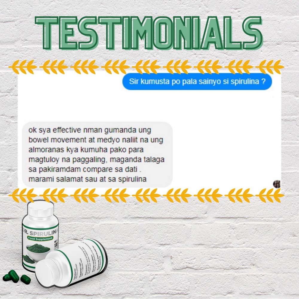 Dr.Spirulina w/ for Goiter/Myoma/Cyst/Almoranas/Diabetes/Highblood/Bad ...