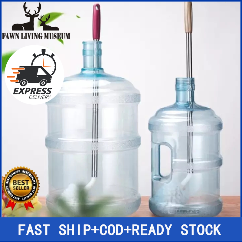 Round 5 Gallon Container Brush Long Handle Cleaning Cleaner Brush ...