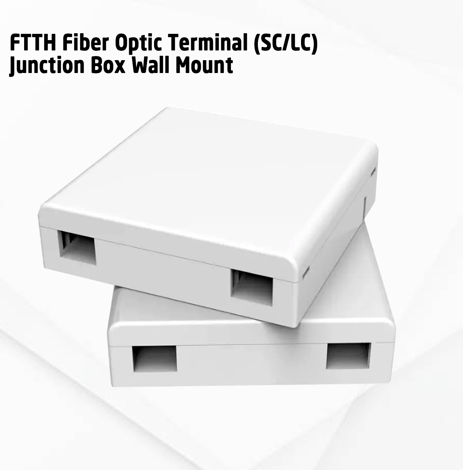 FTTH Fiber Panel Fiber Optic Terminal Junction Box Wall Mount 1pc ...