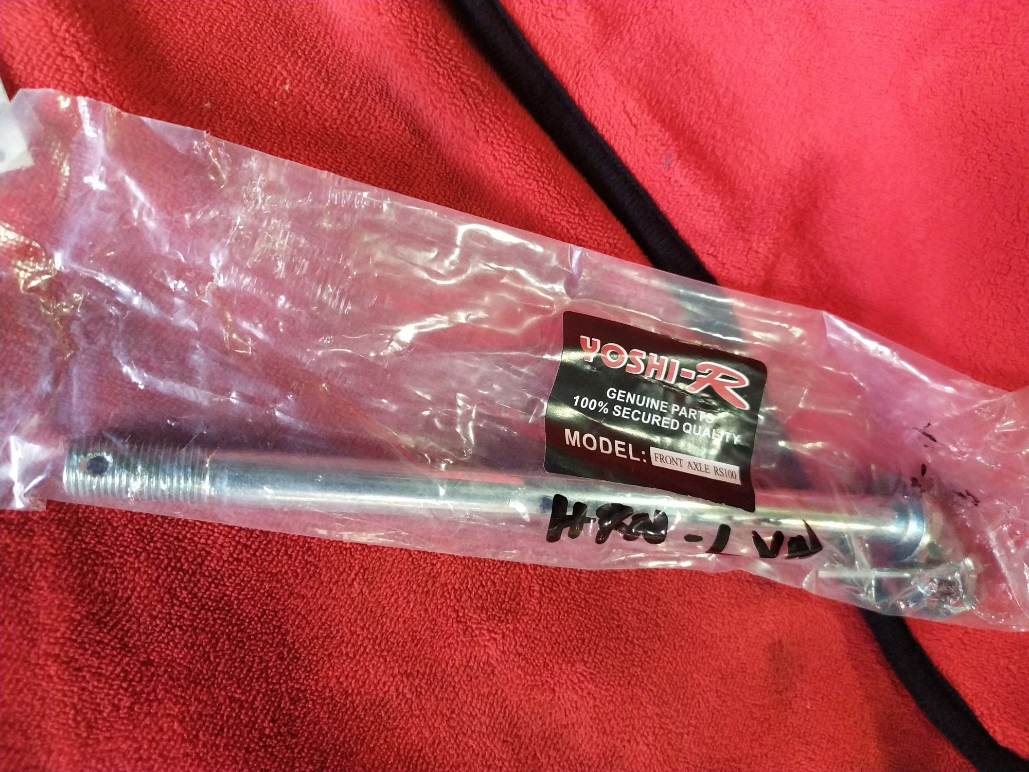 YOSHI-R FRONT AXLE RS100 GENUINE PARTS 100% SECURED QUALITY | Lazada PH