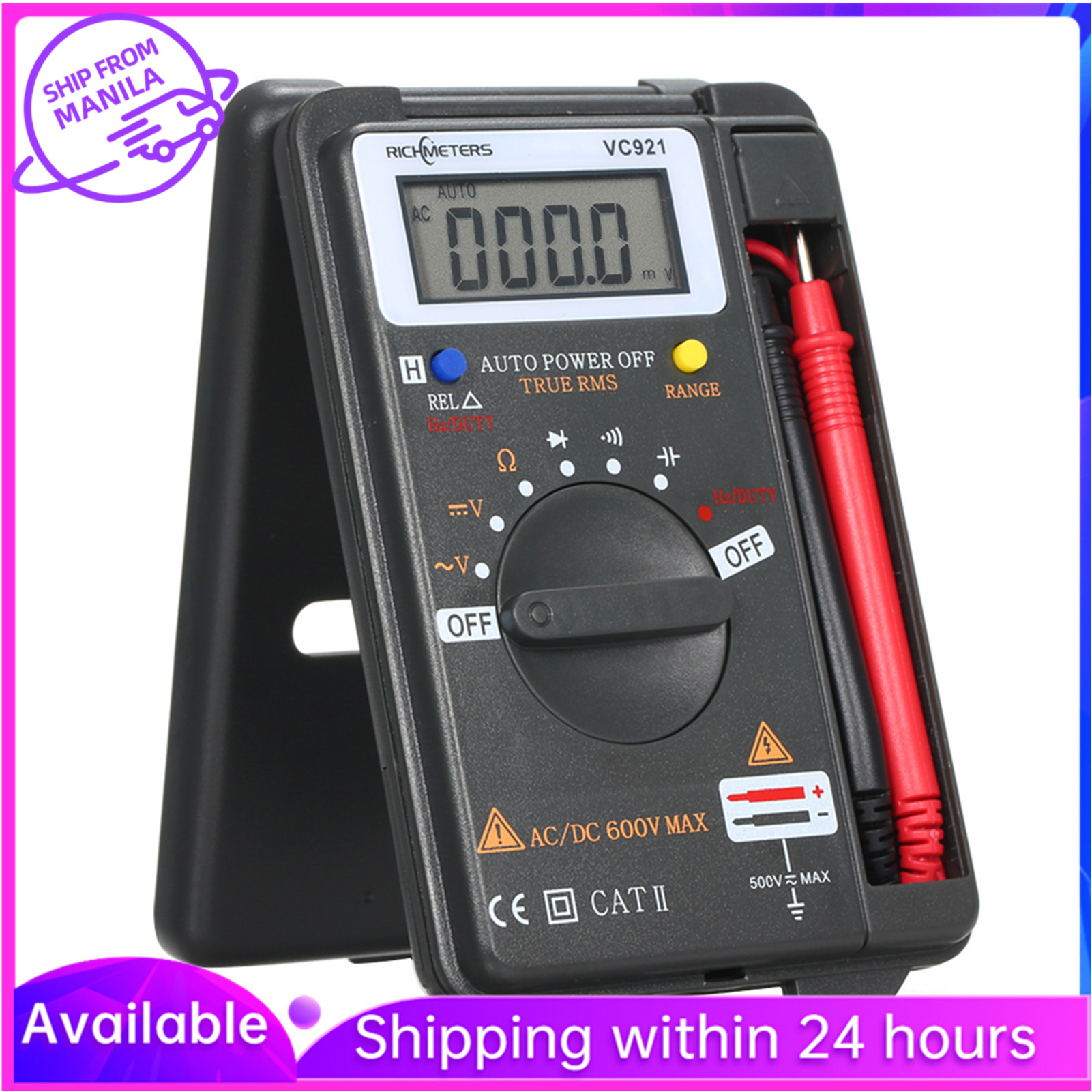 KEYKITS RICHMETERS Handheld Mini Digital Multimeter Multifunction 4000 ...