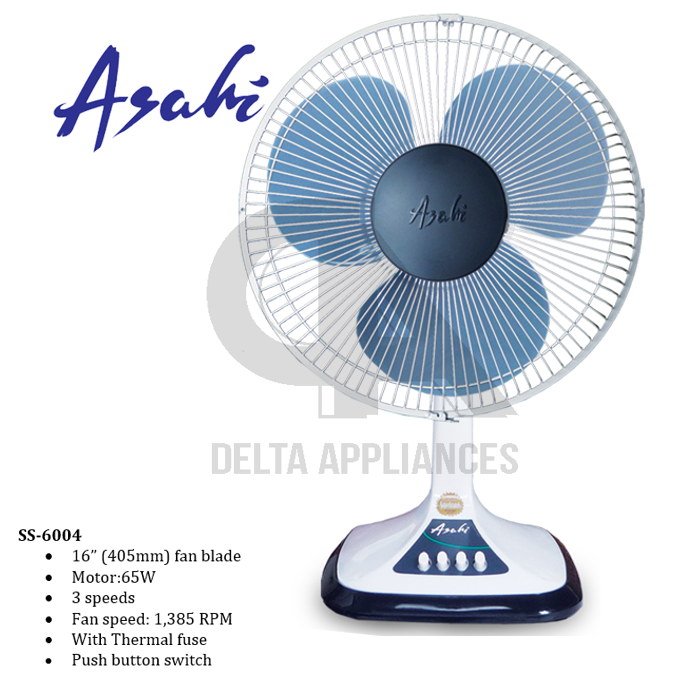 Asahi SS-6004 Desk Fan 16" | Lazada PH