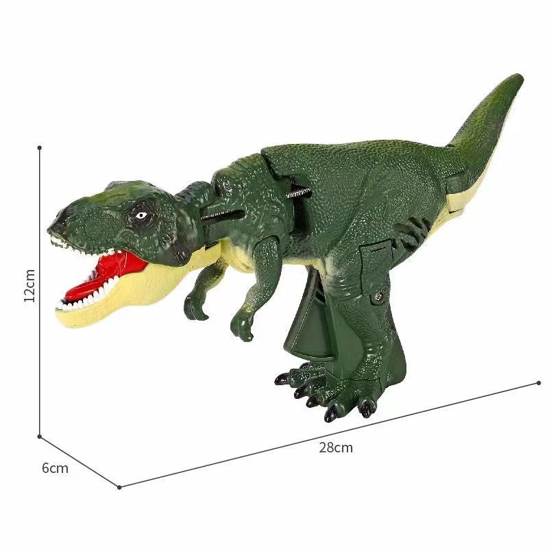 KiKi Dinosaur Toy Tyrannosaurus Rex Model Head and Tail Moving Dinosaur ...