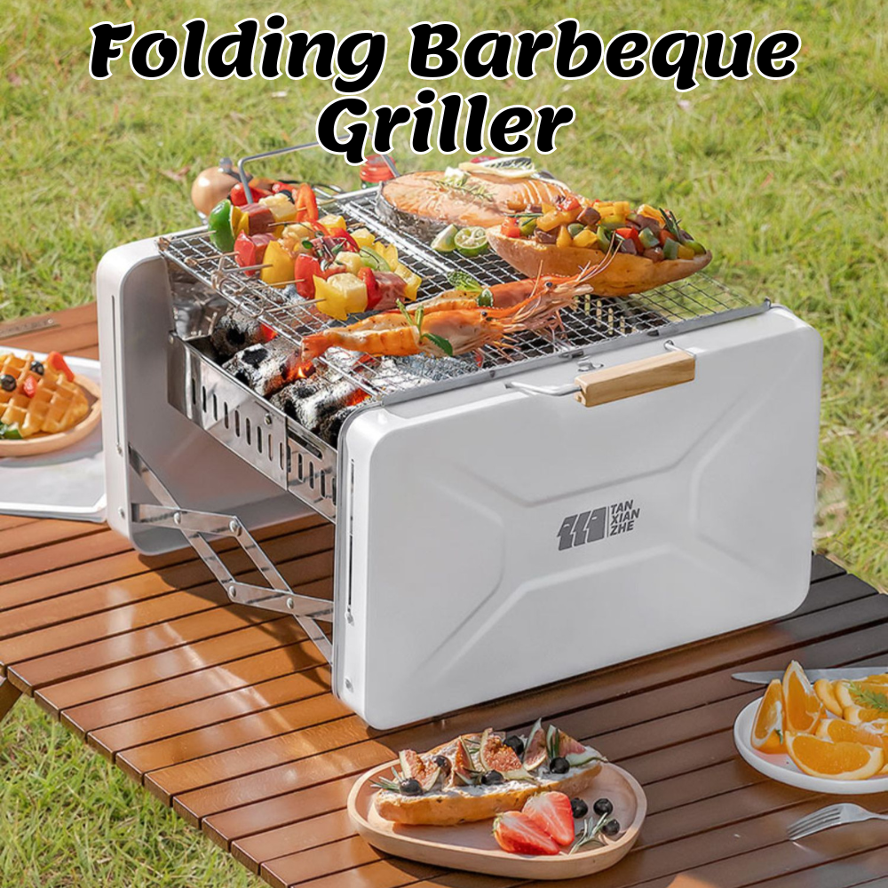 Stainless Steel Portable Foldable Barbeque Griller Outdoor Camping ...