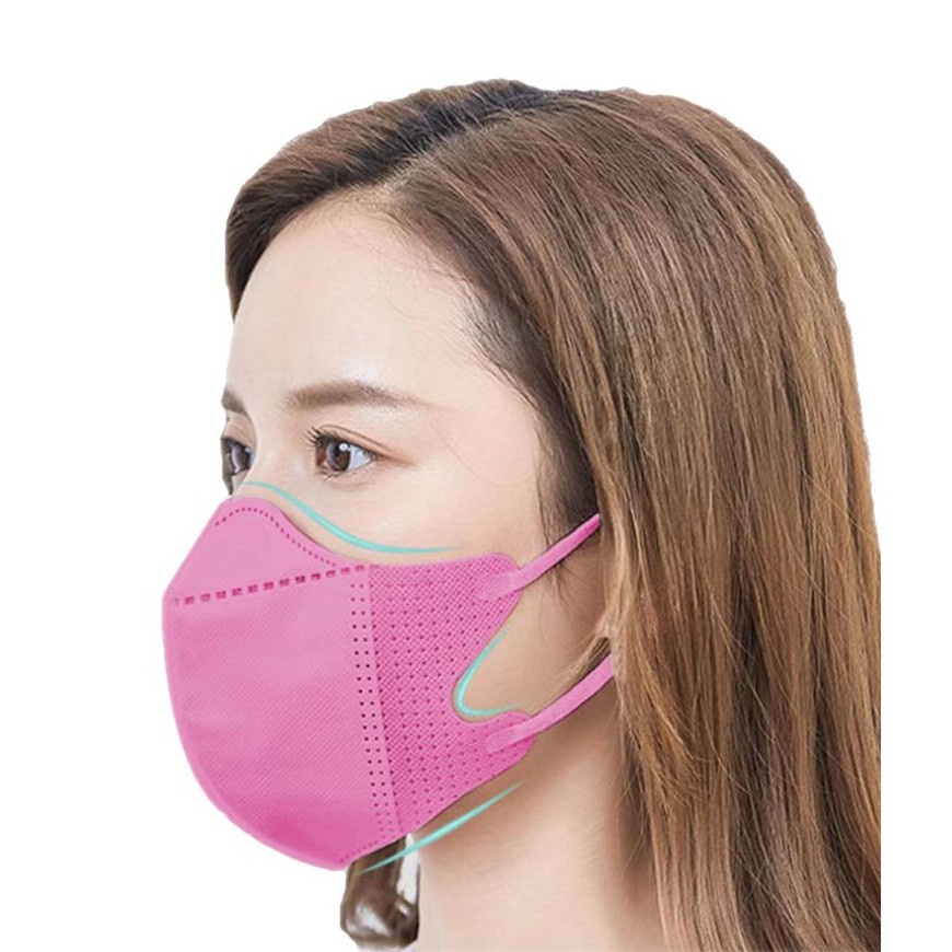 4D Mask 10pcs/Pack Face-lifting Butterfly Mask More Effectively Protect ...