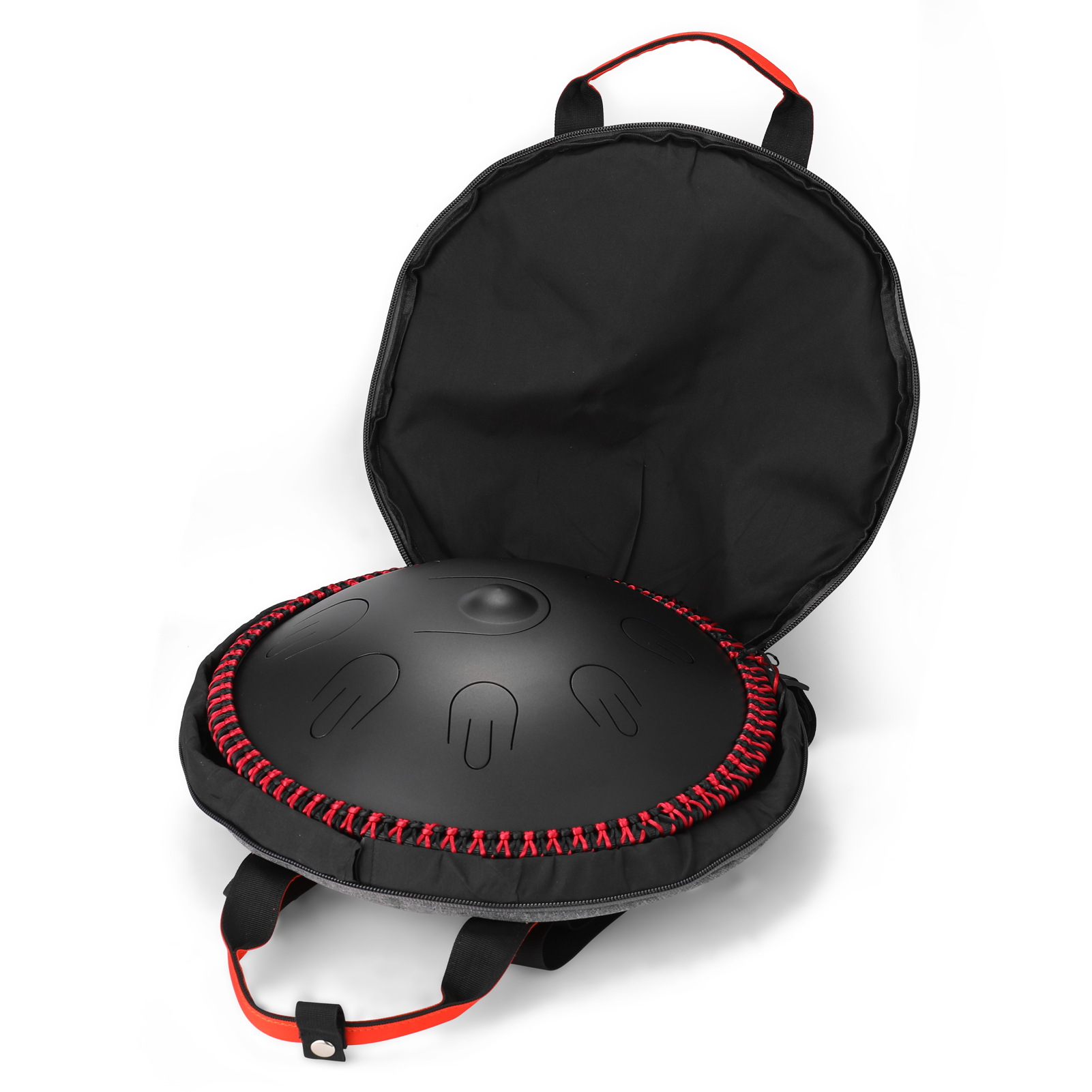 15 inch 9-Tone Steel Tongue Drum Hand Pan Drums with Drumsticks ...