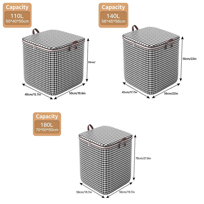 FUNPOINT Storage Bag 180L Big Size Foldable Laundry Basket Clothes ...