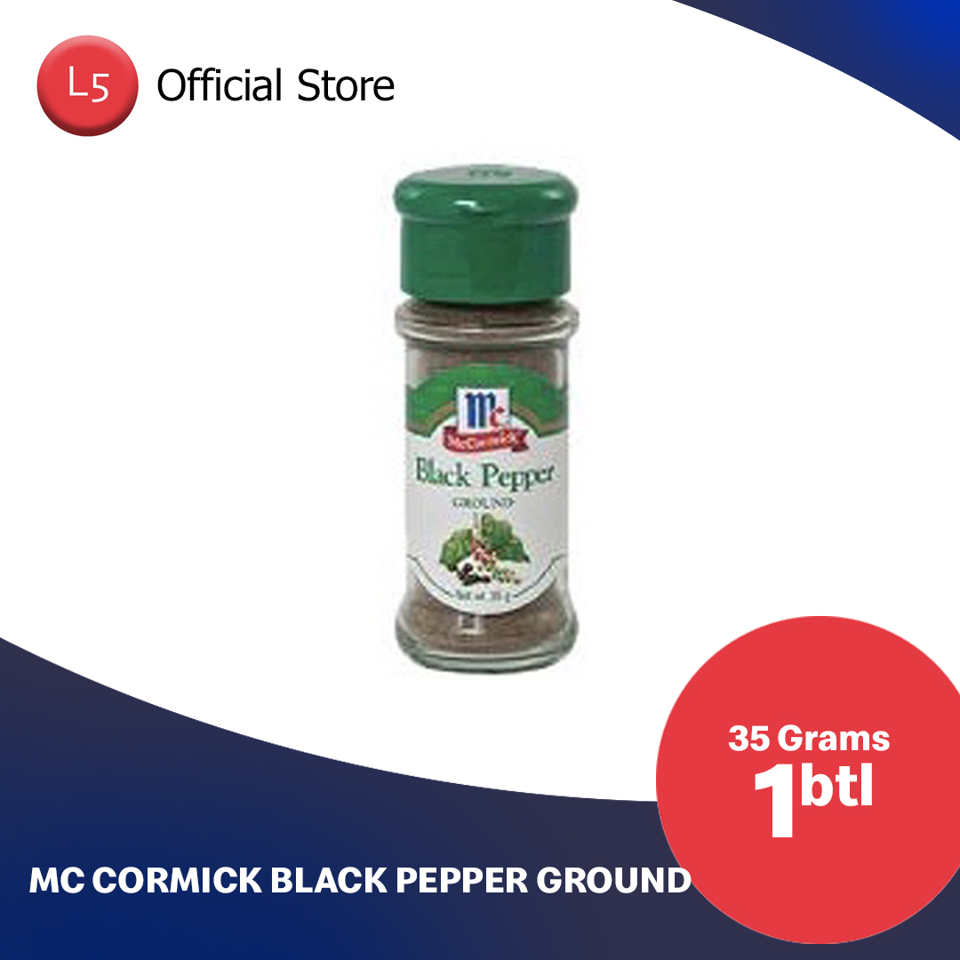 McCormick Black Pepper Ground 35g | Lazada PH