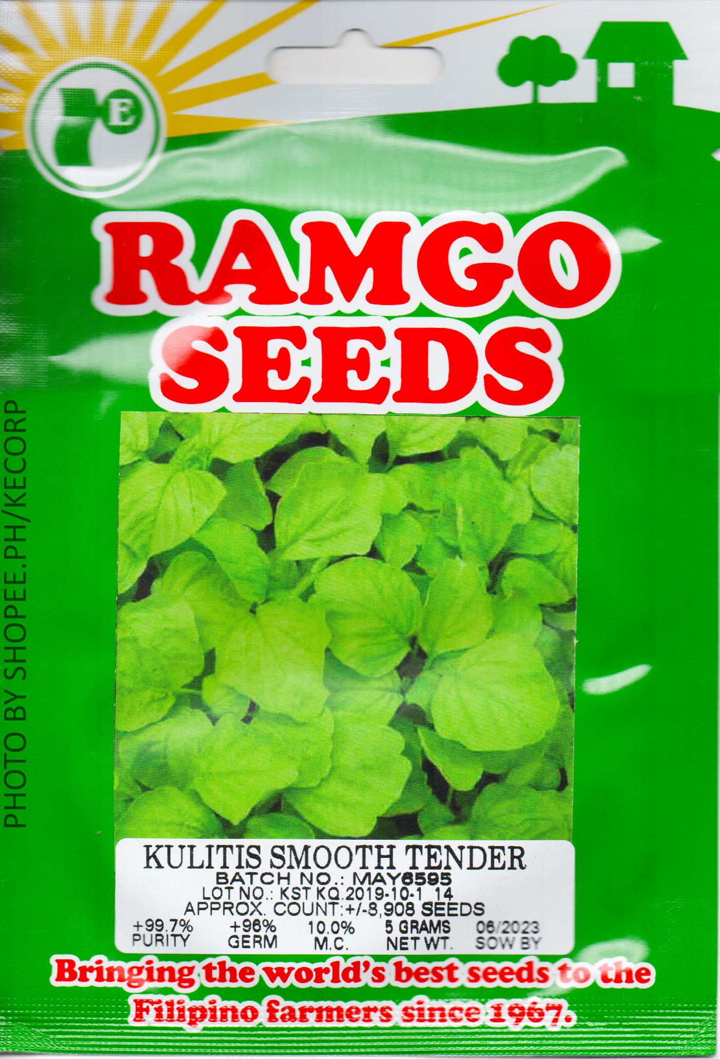 Ramgo RPD Spinach Kulitis Seeds 5 grams | Lazada PH