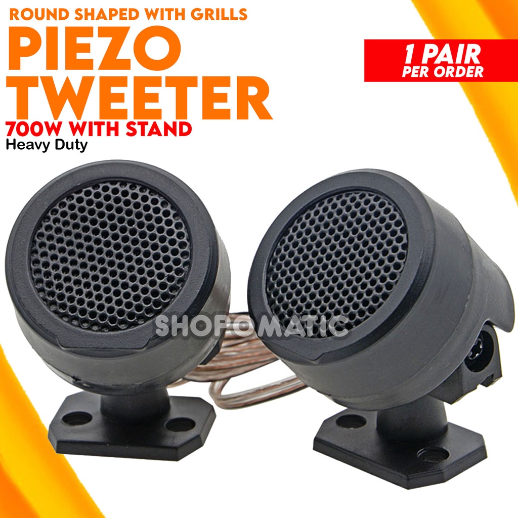 ☚2PCS Speaker Tweeter Piezo Tweeter With Grills Heavy Duty♚ | Lazada PH