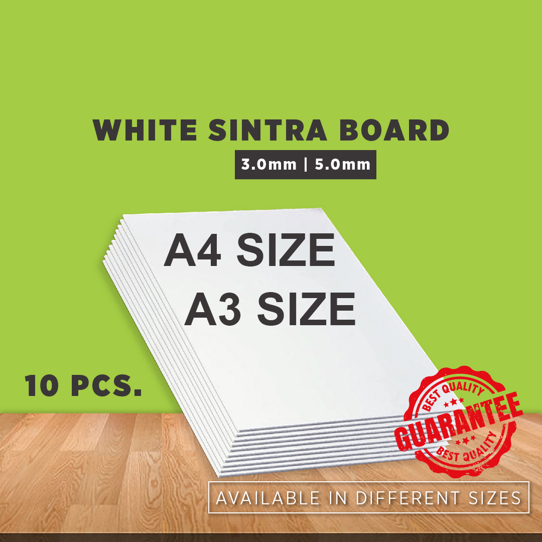 SINTRA BOARD 3mm A4 & A3 10pcs | Lazada PH